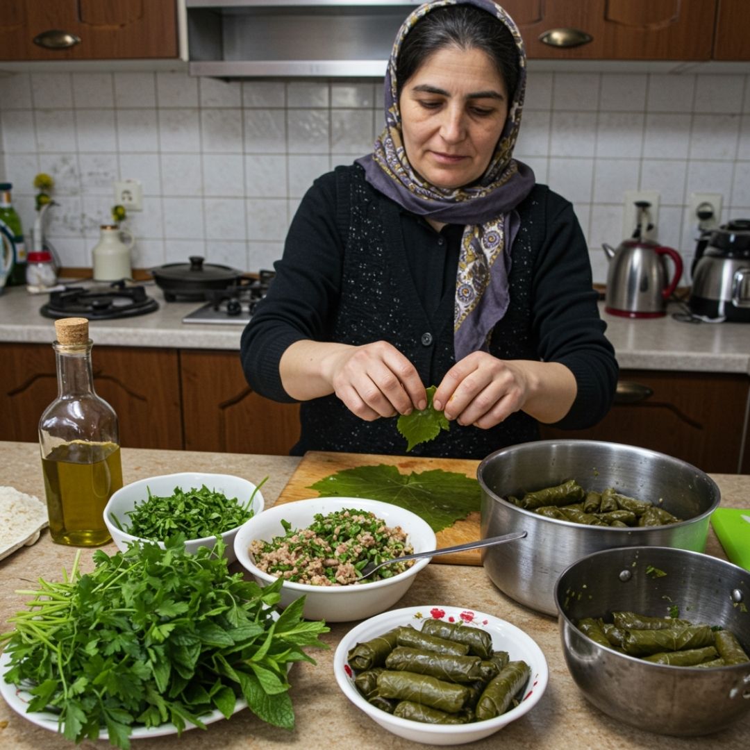 Tokat Bağ Yaprağı ile Yaprak Sarma Tarifi - Neyle Ne Giyilir